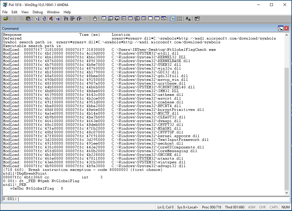 NtGlobalFlag Anti Debugging Technique